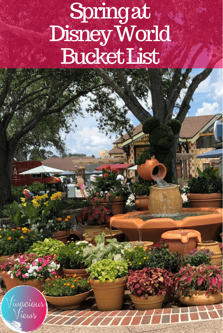 Spring at Disney World Bucket List | Vivacious Views